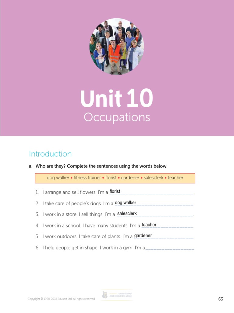 Basic 1 Workbook Units 10 | PDF