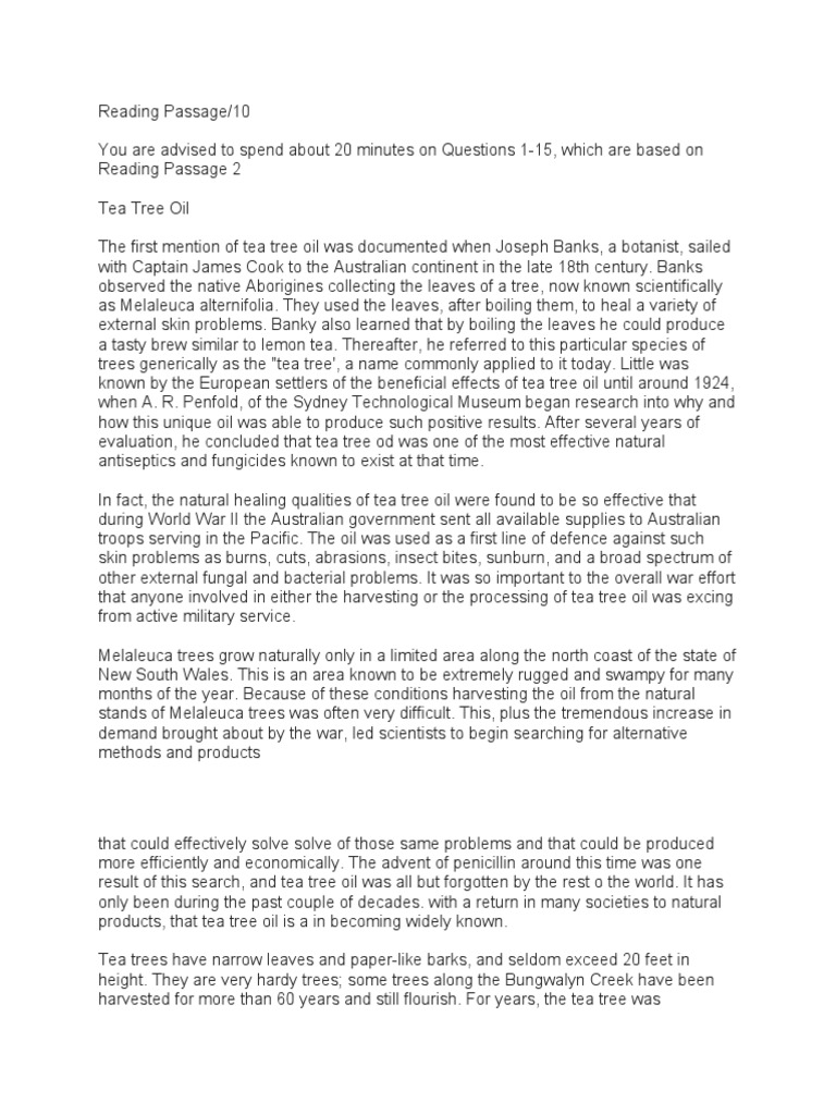 Reading Passage | PDF