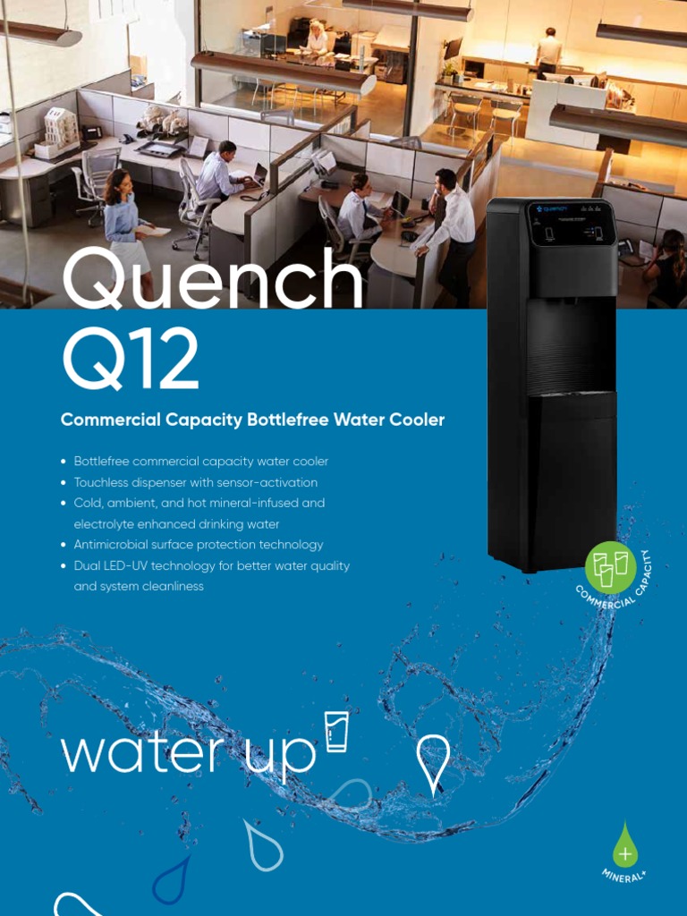 Quench Q12 Commercial Water Cooler | PDF | Water