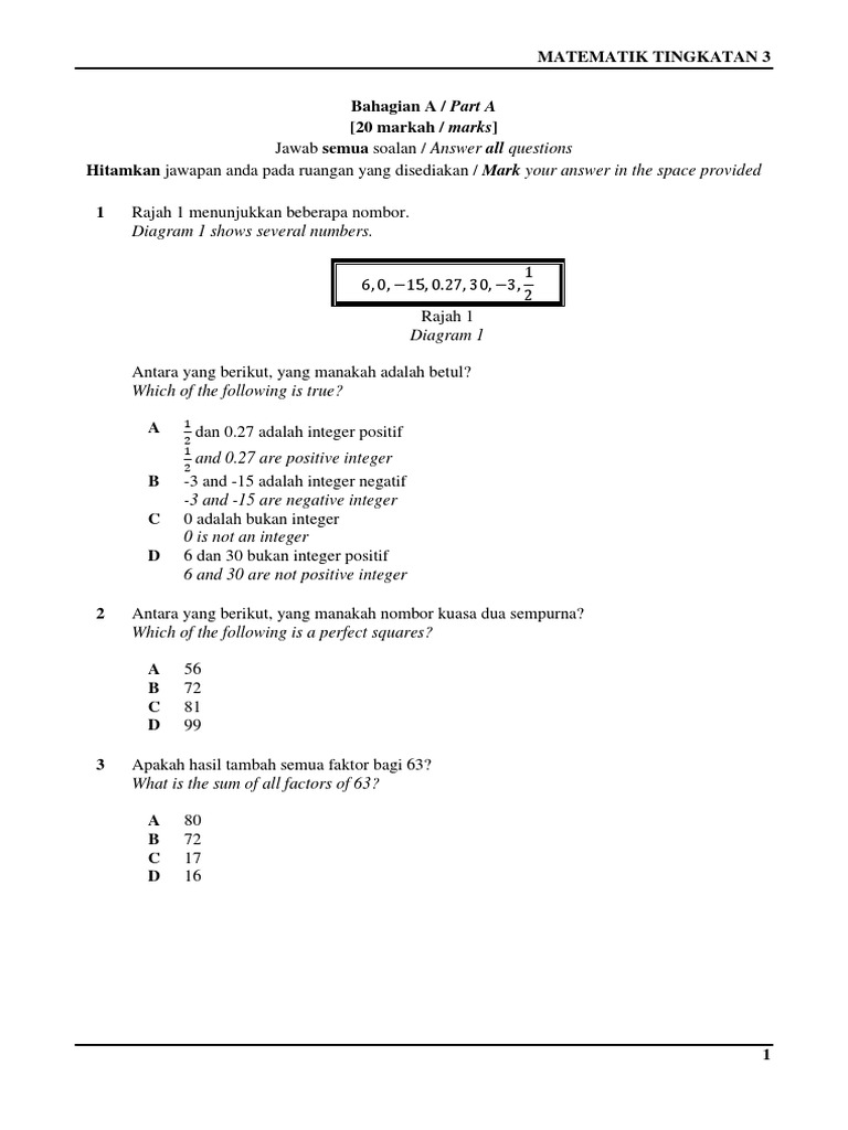 Soalan PAT MT Ting 3-2021edited | PDF
