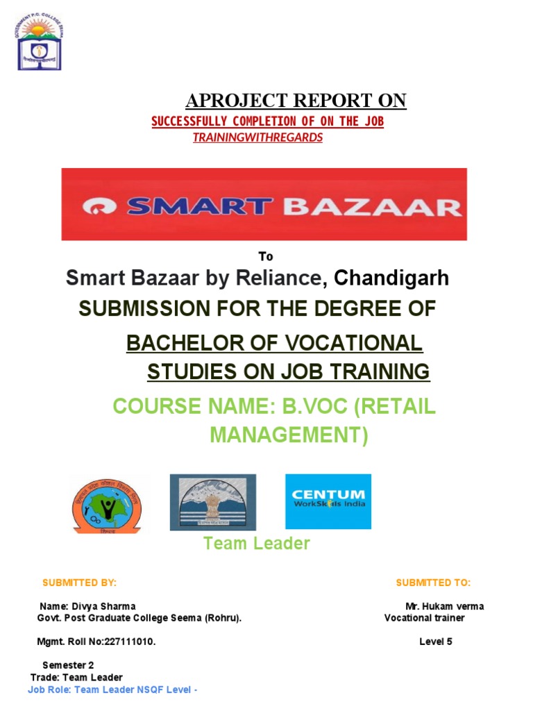 Divya. Sharma Project | PDF | Retail | Pricing