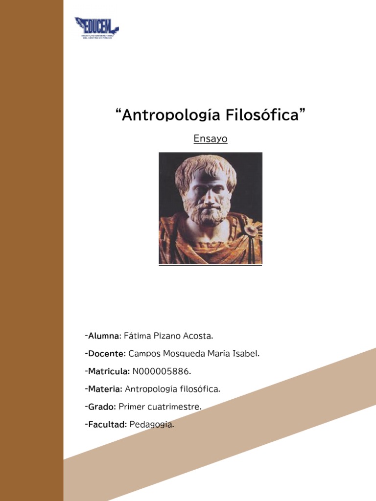Antropologia Filosofica | PDF