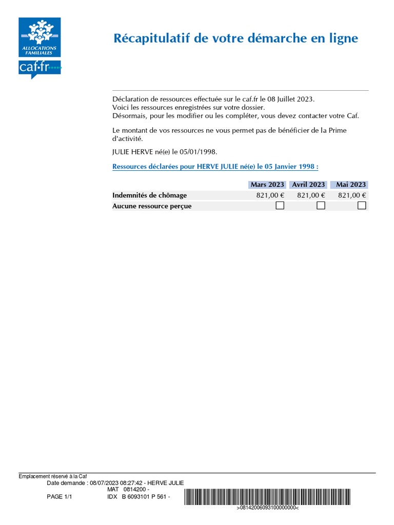 Affichage Resultats | PDF