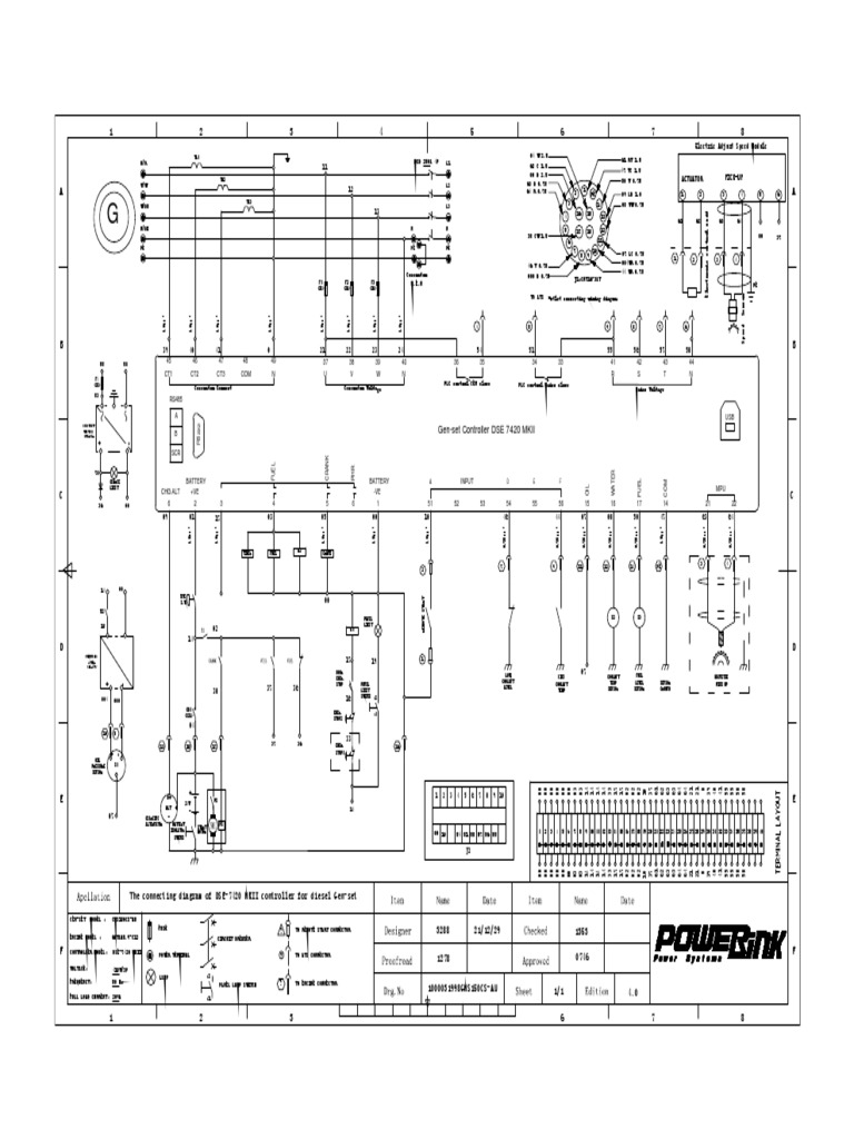 DSE 7420 MKII Controller Wiring Guide | PDF | Electromagnetism ...