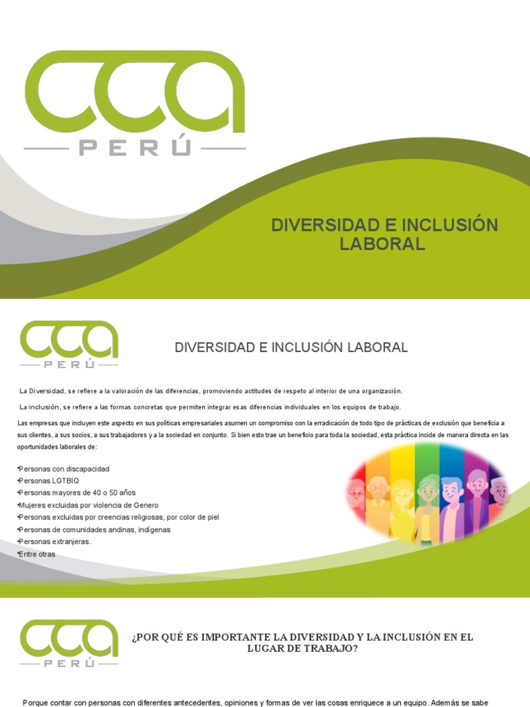 Diversidad e Inclusion Laboral | PDF | Crecimiento personal y profesional
