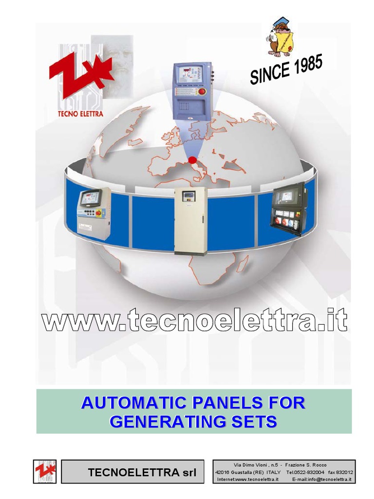 Tecnoelettra Catalog Enu | PDF | Mains Electricity | Electric Generator