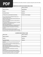 Potential Assessment Form | PDF | Leadership | Behavior Modification