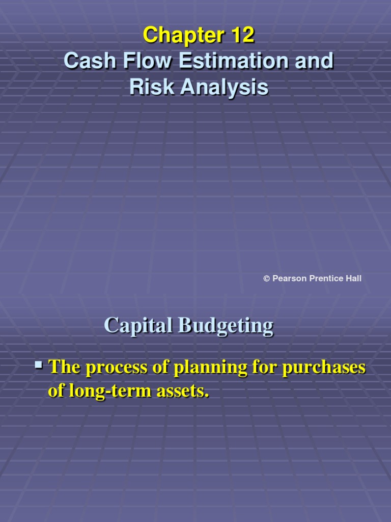 Cash Flow Estimation and Risk Analysis | PDF | Net Present Value ...