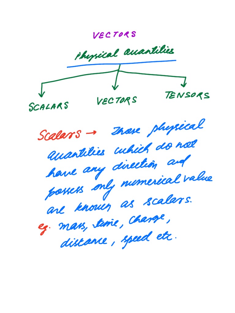 Vectors Lecture 1 | PDF