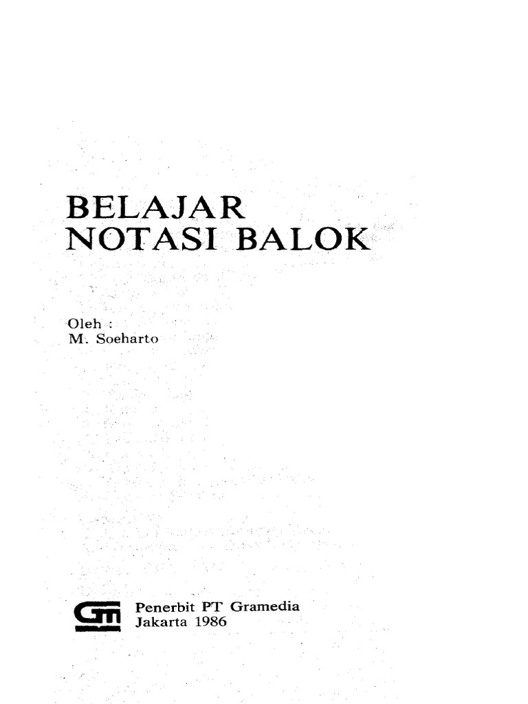 Panduan Lengkap Notasi Balok | PDF