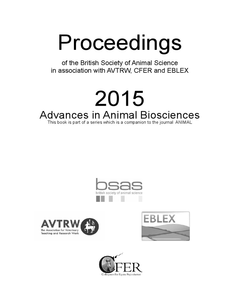 Reproductive Potential of Rabbit Bucks o | PDF | Dairy Cattle | Cattle