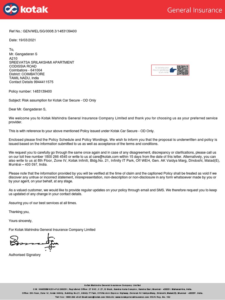 CIN: U66000MH2014PLC260291, Registered Office: 27 BKC, C 27, G Block ...