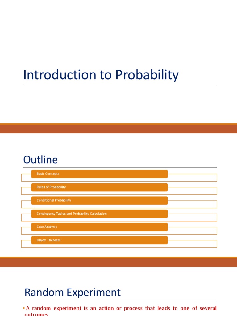 4 Probability | PDF | Experiment | Probability