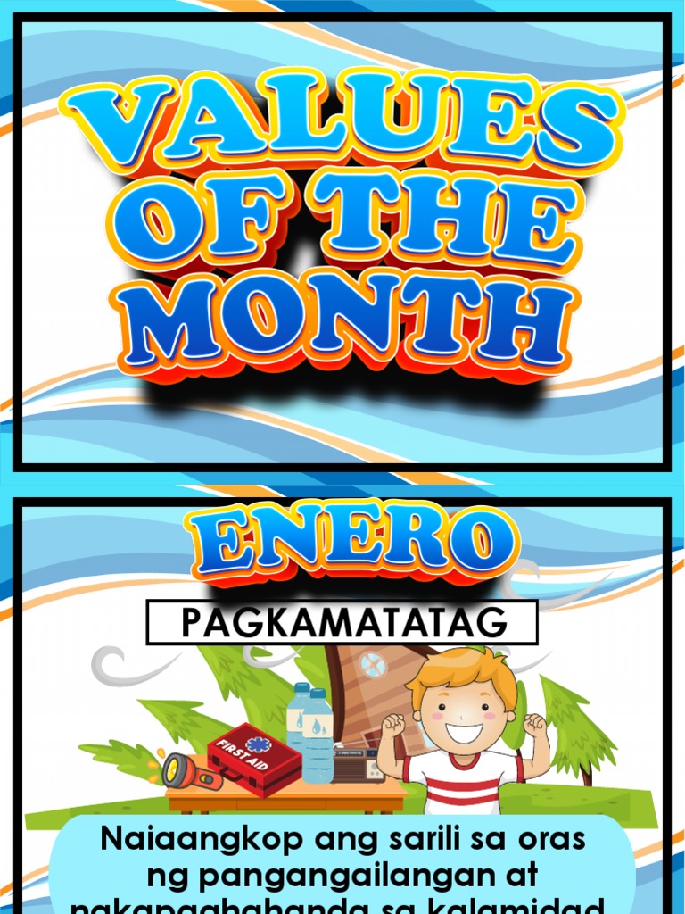 Values of The Month - Blue | PDF