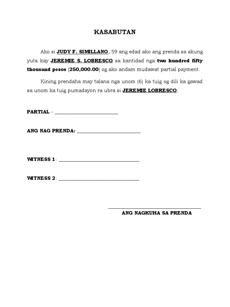 KASABUTAN | PDF