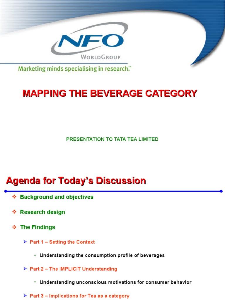 Beverage Mapping | PDF