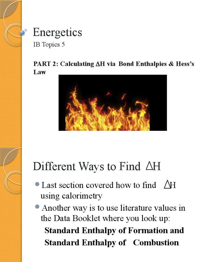 CH 5 Part 2 Bond Enthalpies and Hess Law | Download Free PDF | Enthalpy | Methane