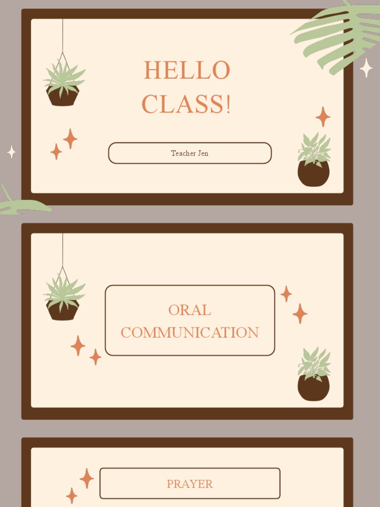 Oral Comm - Ppt (Nature & Elements of Communication) | PDF | Communication | Gesture