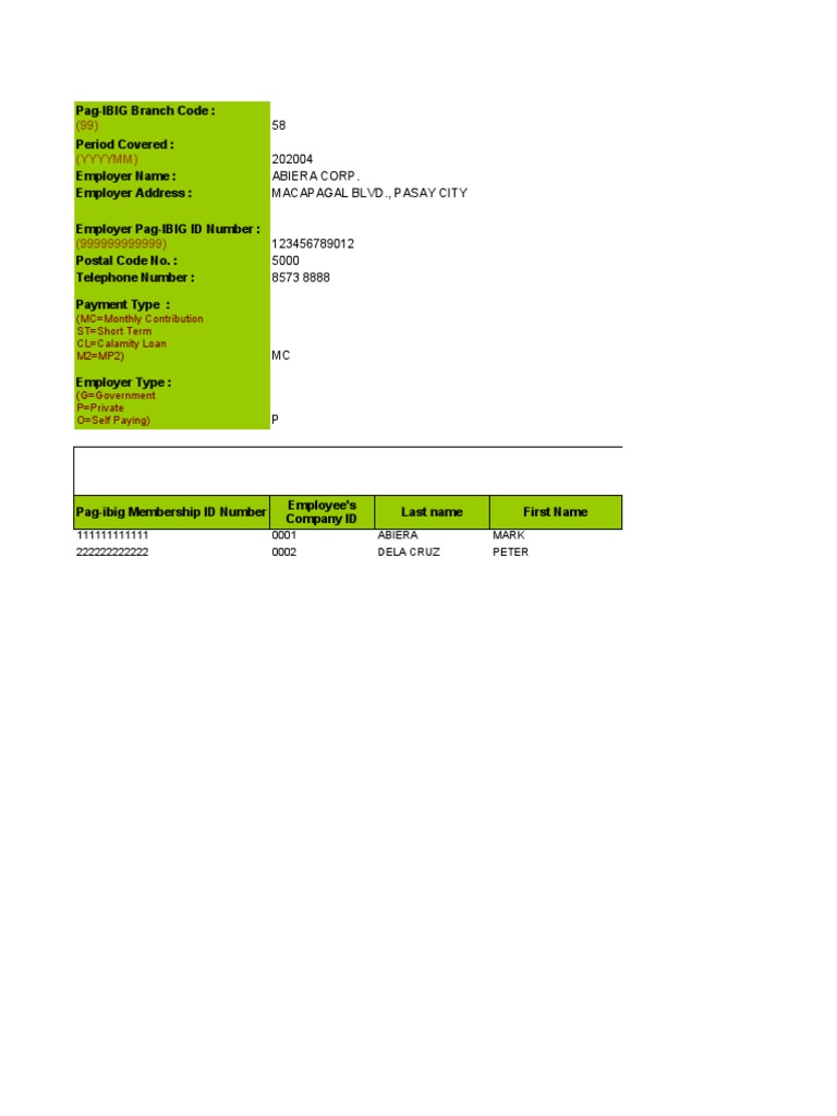 Pag-IBIG MCL File Converter Guide | PDF