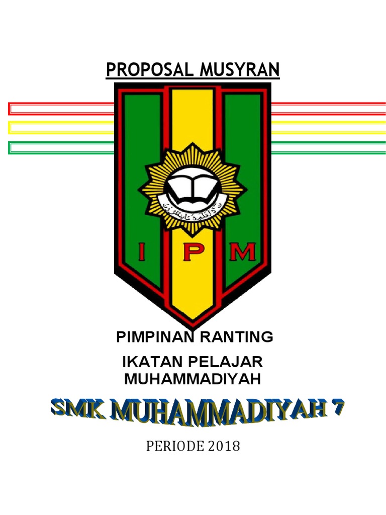 Proposal Musyran Ipm SMK Muhammadiyah 7 | PDF