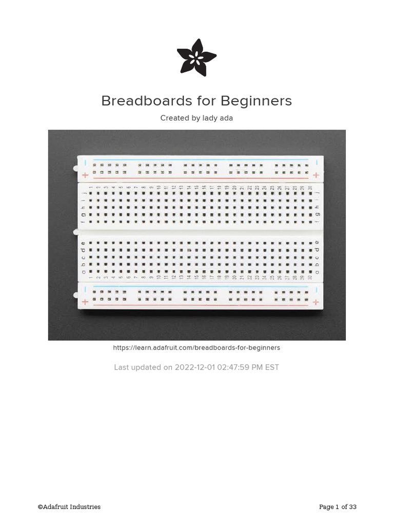 Breadboards For Beginners | PDF | Design | Equipment