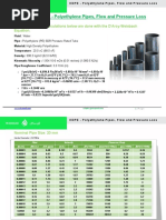 Hdpe Flow Chart | PDF | Thermal Expansion | Pipe (Fluid Conveyance)