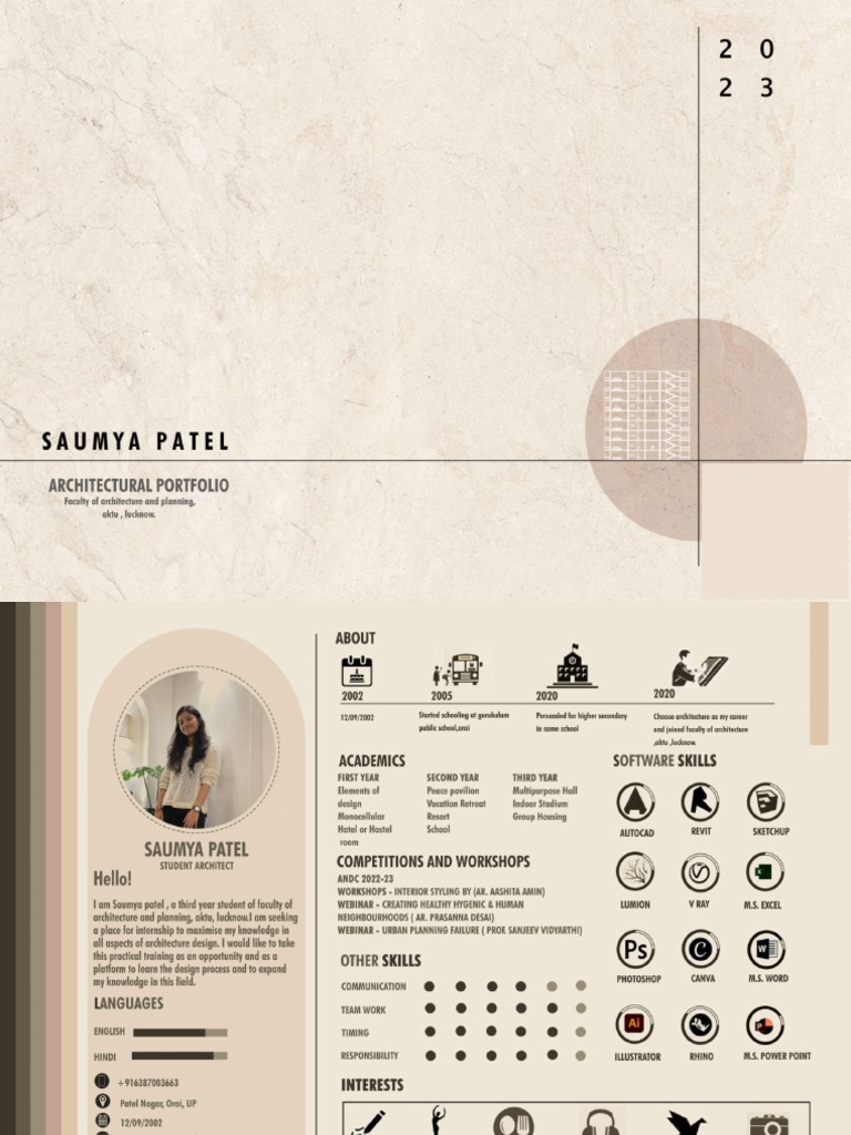 Portfolio Saumya Patel | PDF