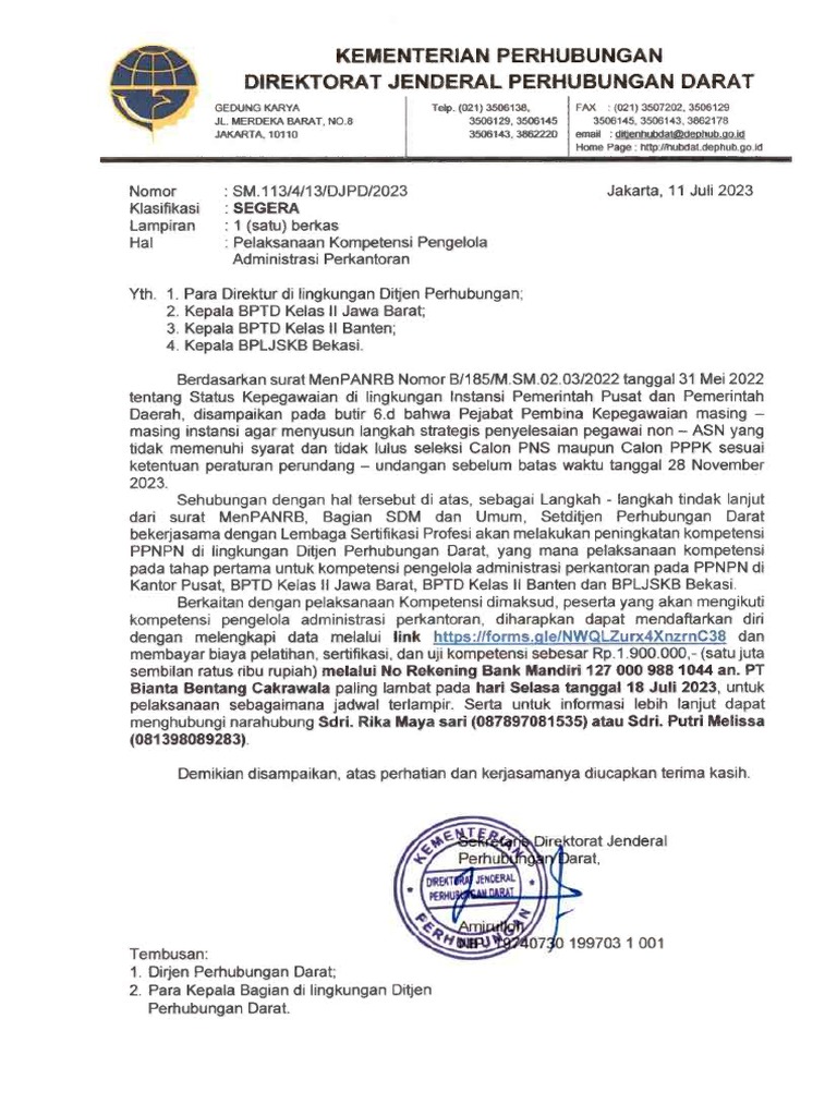 Pelaksanaan Kompetensi Pengelola Administrasi Perkantoran-1 | PDF Pelaksanaan Kompetensi Pengelola Administrasi Perkantoran-1 | PDF