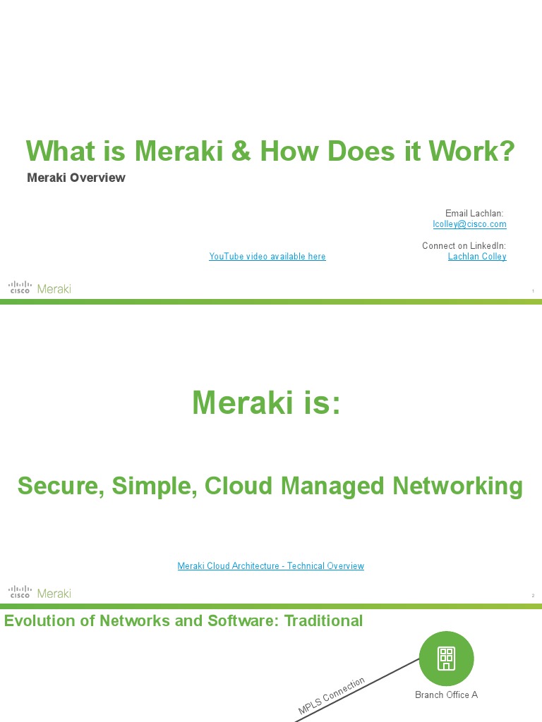 What is Meraki & How Does it Work_ | PDF