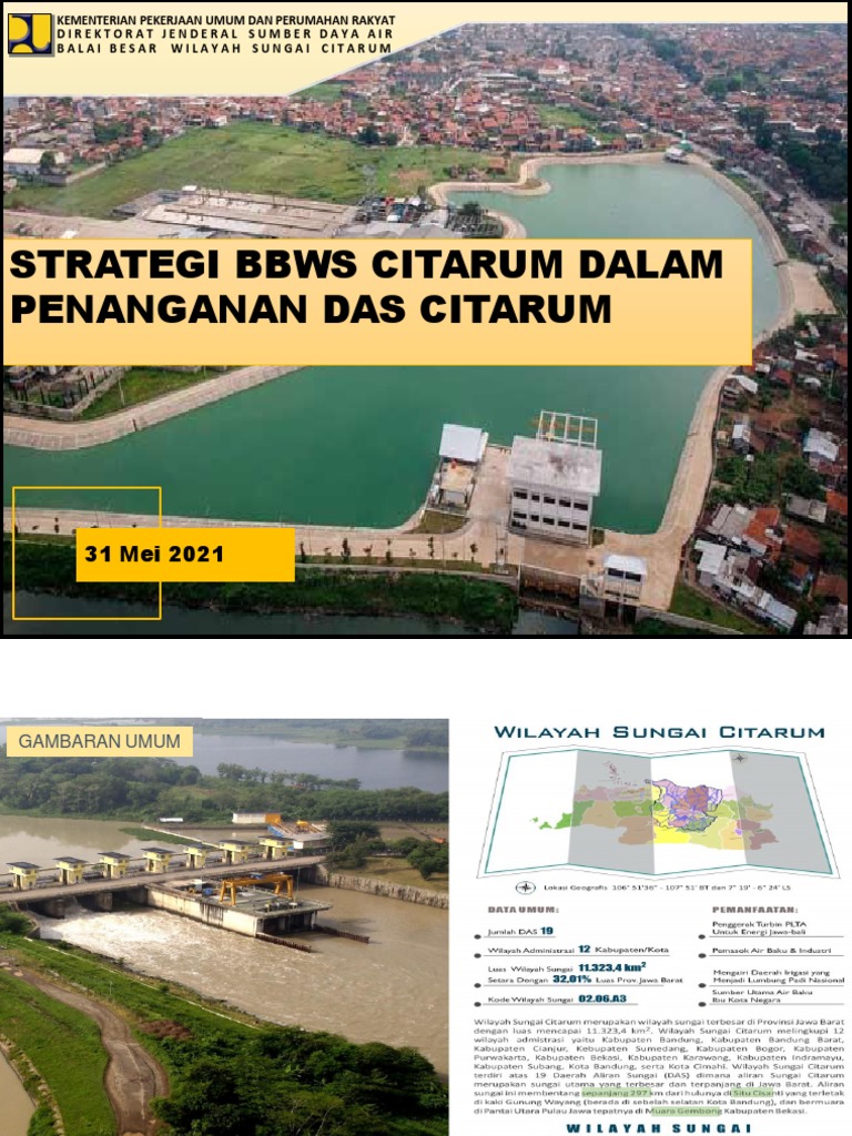 Strategi Bbws DLM Penanganan DAS Citarum-Edit | PDF