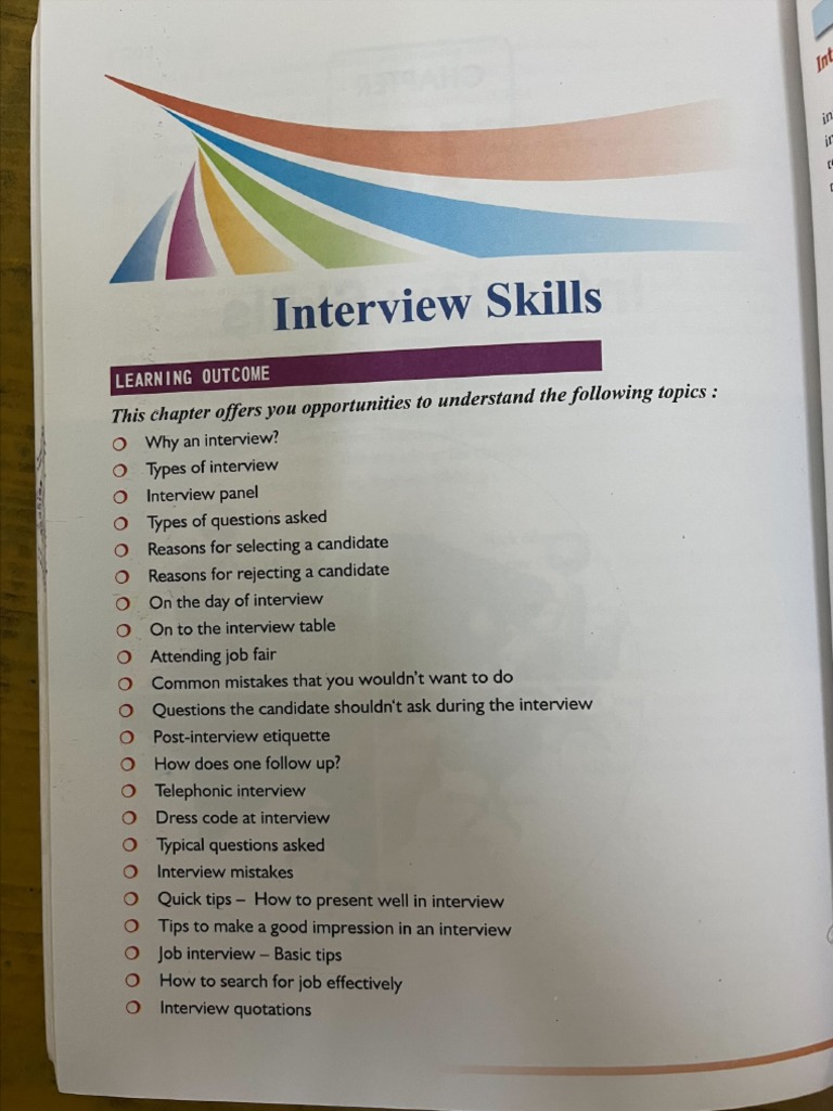 Interview Skills | PDF