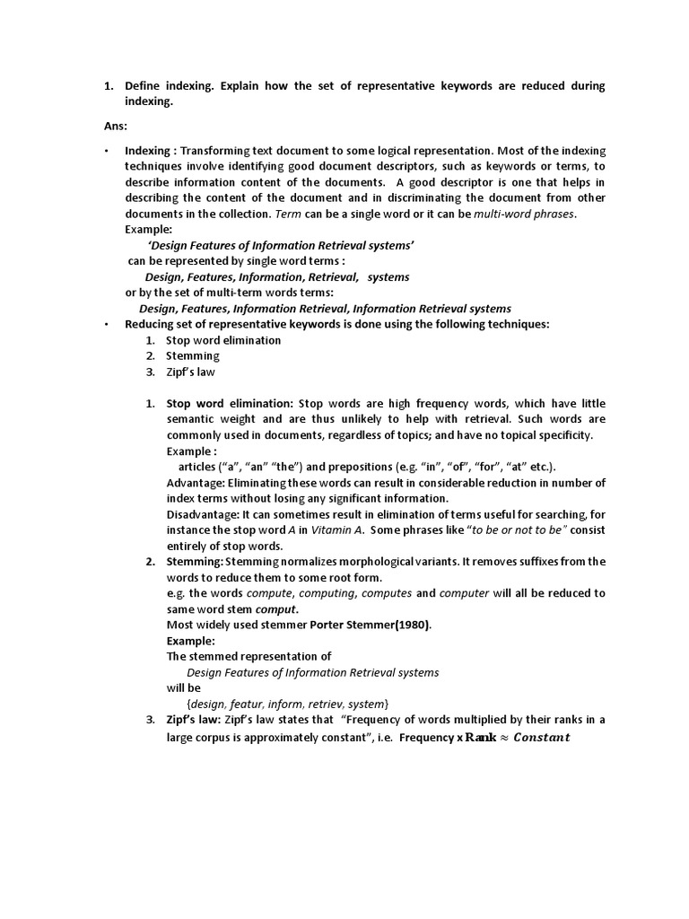 NLP Mod-V Q - A (Uploaded by Snaptricks - In) | PDF | Information Retrieval | Search Engine Indexing