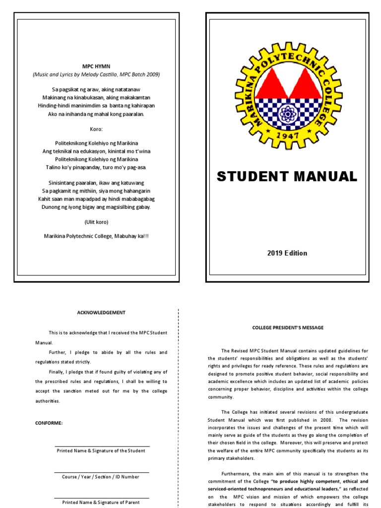 MPC Student Manual 2019 | PDF | Business | Finance & Money Management