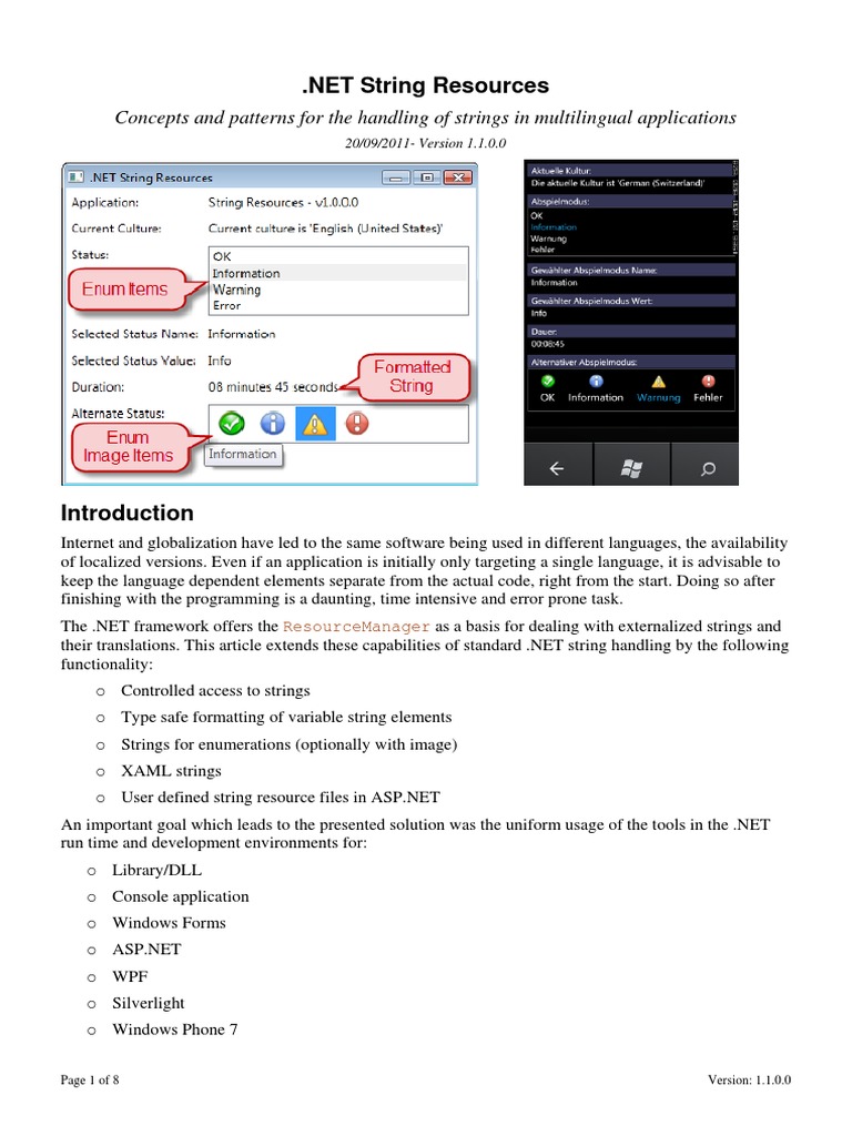 String Resources | PDF