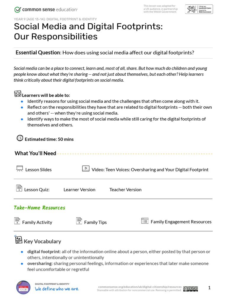 9.3 - Lesson Plan - English | PDF | Social Media | Popular Culture ...