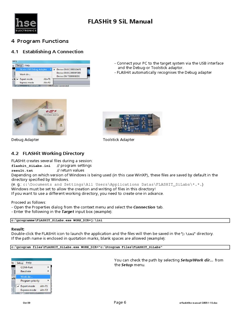 flashit9 руководство | PDF | Flash Memory | Command Line Interface