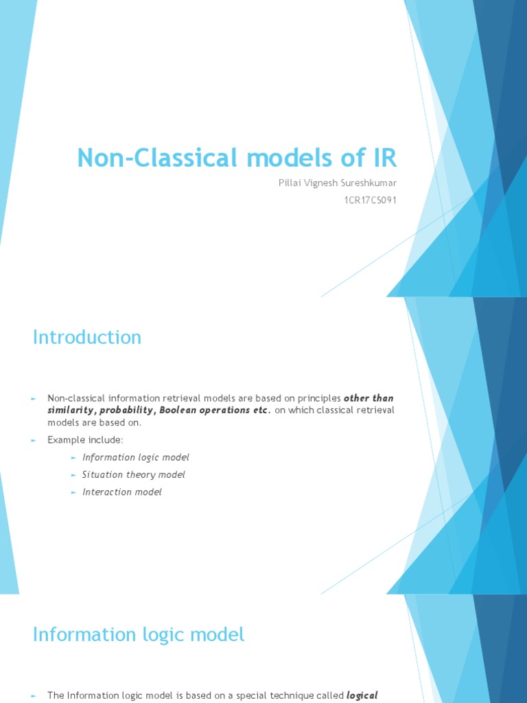Non-Classical Models of IR (Uploaded by Snaptricks - In) | PDF ...