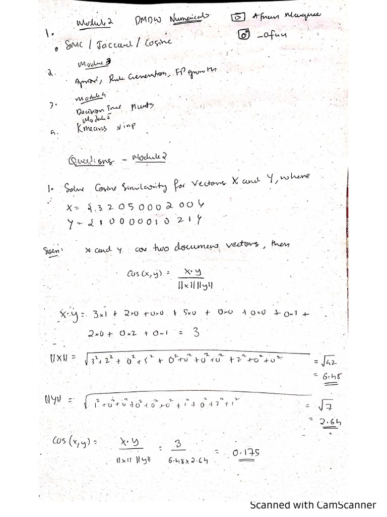 DMDW Numericals SUP IMP | PDF