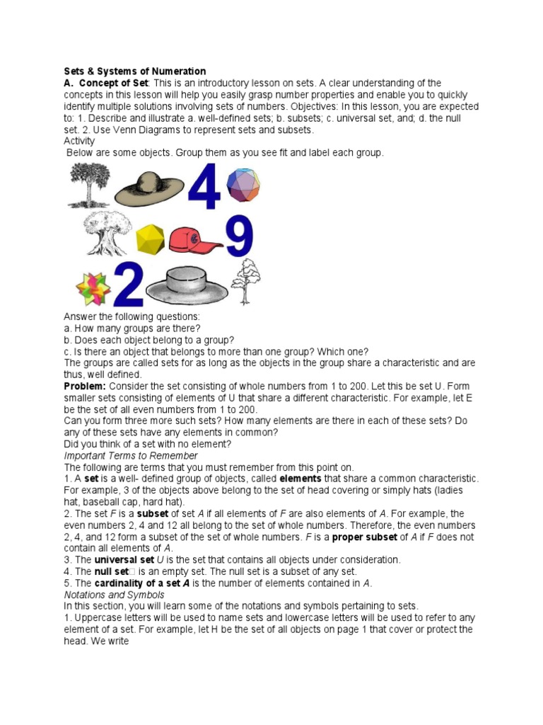 Module in Math | PDF | Set (Mathematics) | Integer (Computer Science)