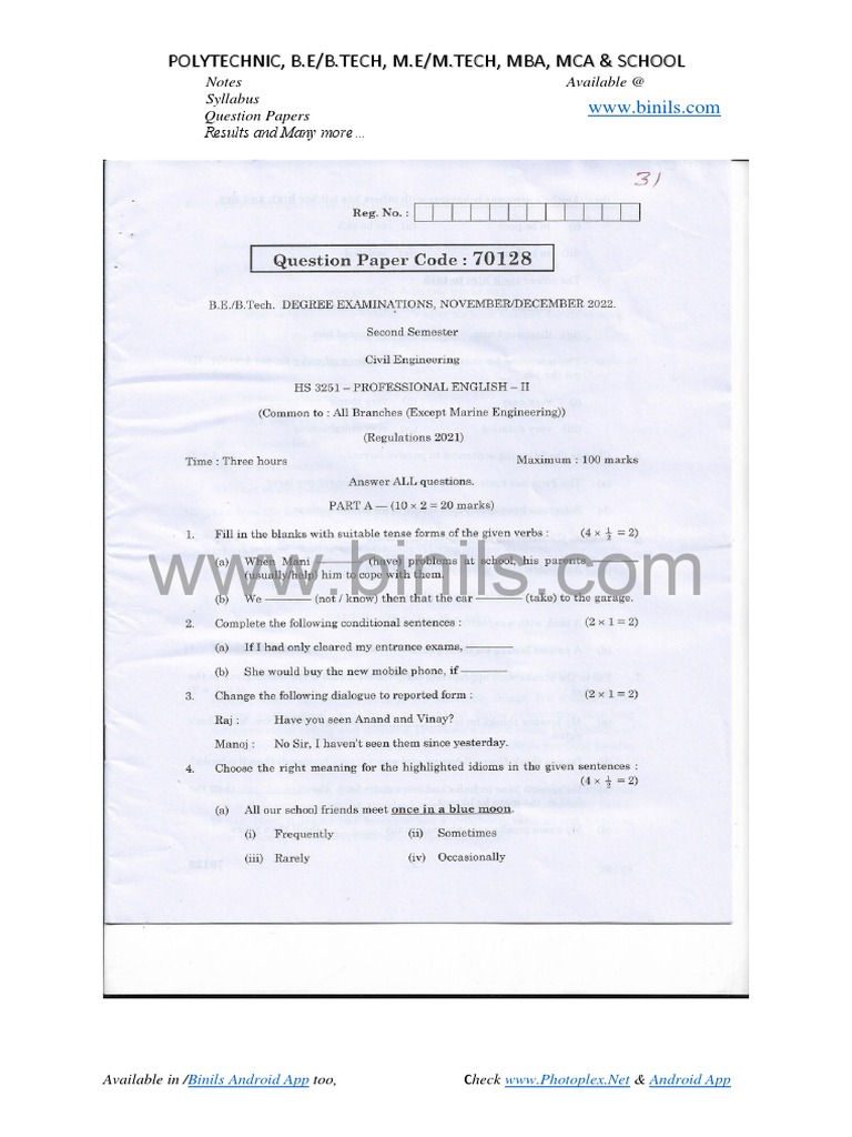 HS 3251 Professional English II | PDF | Operating System Families ...