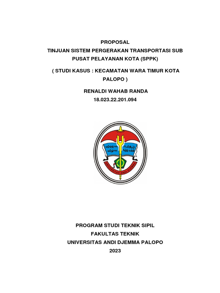 Proposal Renaldi | PDF