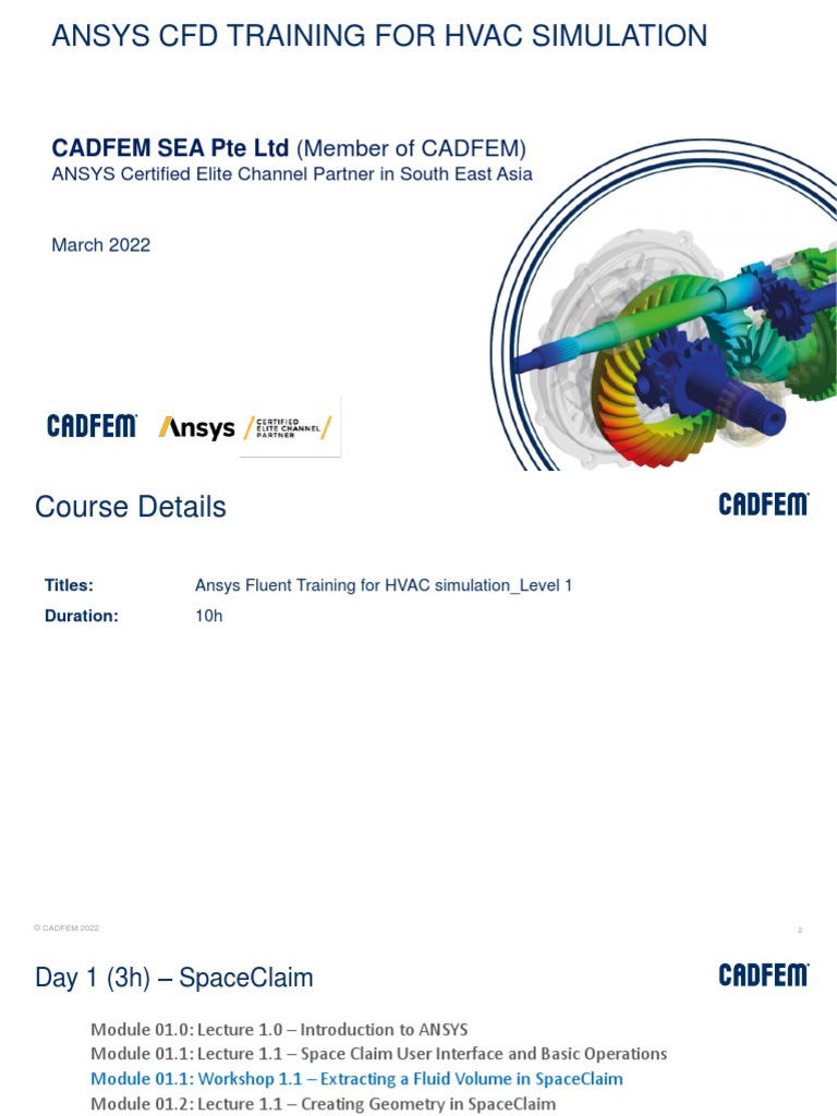 ANSYS CFD Training For HVAC Simulations | PDF | Computational Fluid ...