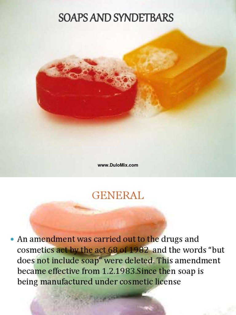 Soaps and Syndetbars | PDF | Soap | Sodium Hydroxide