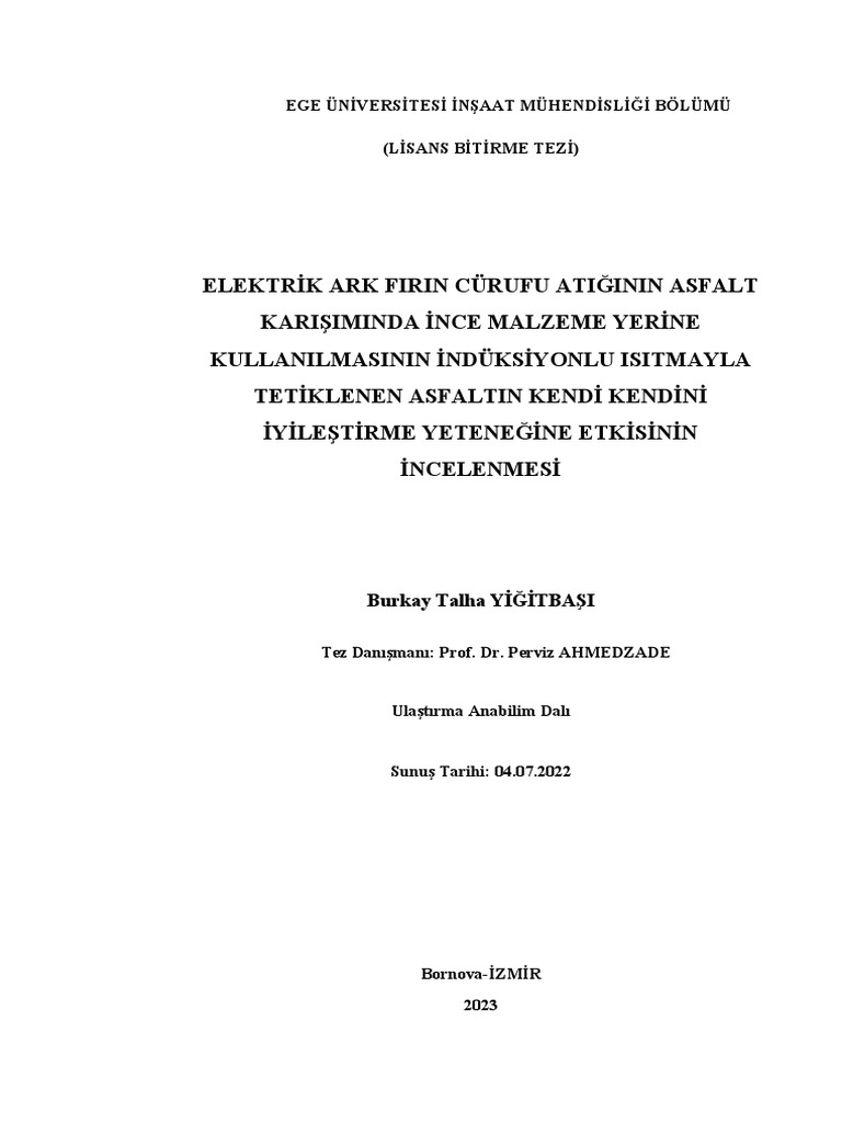 Burkay Talha Yiğitbaşı Tez (2) | PDF