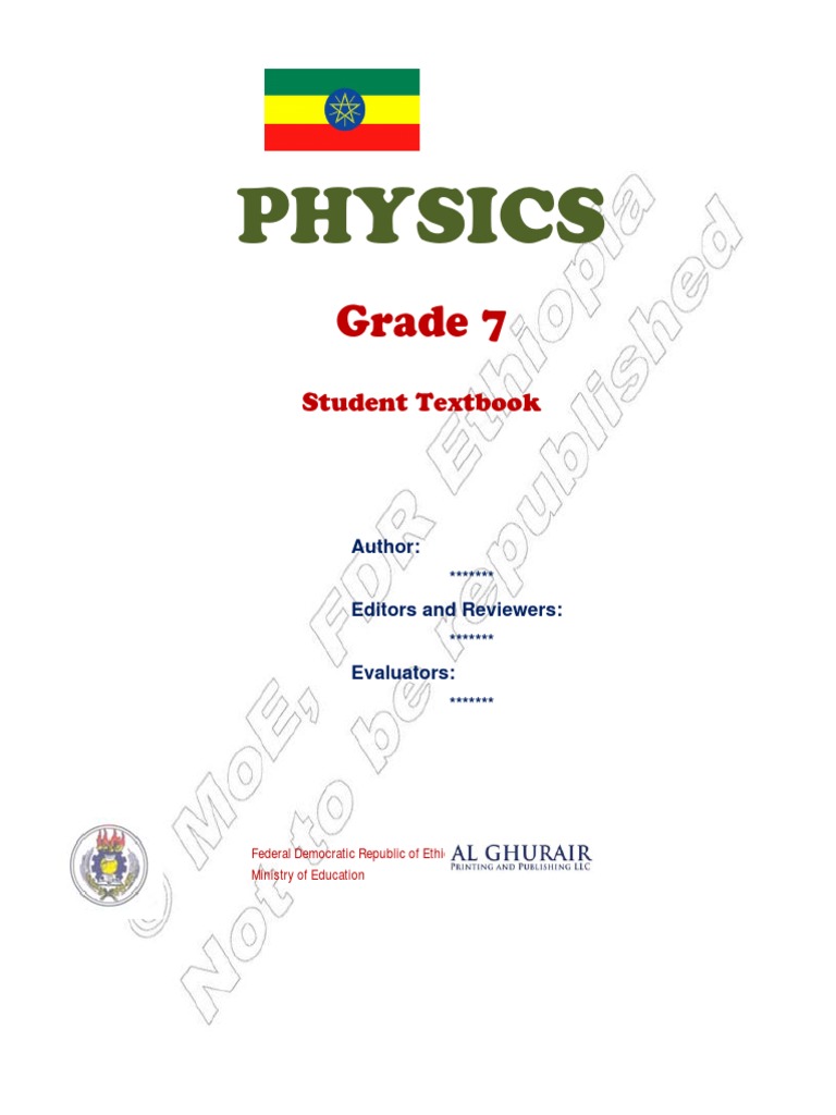 Physics Grade 7 Unit 1 | PDF