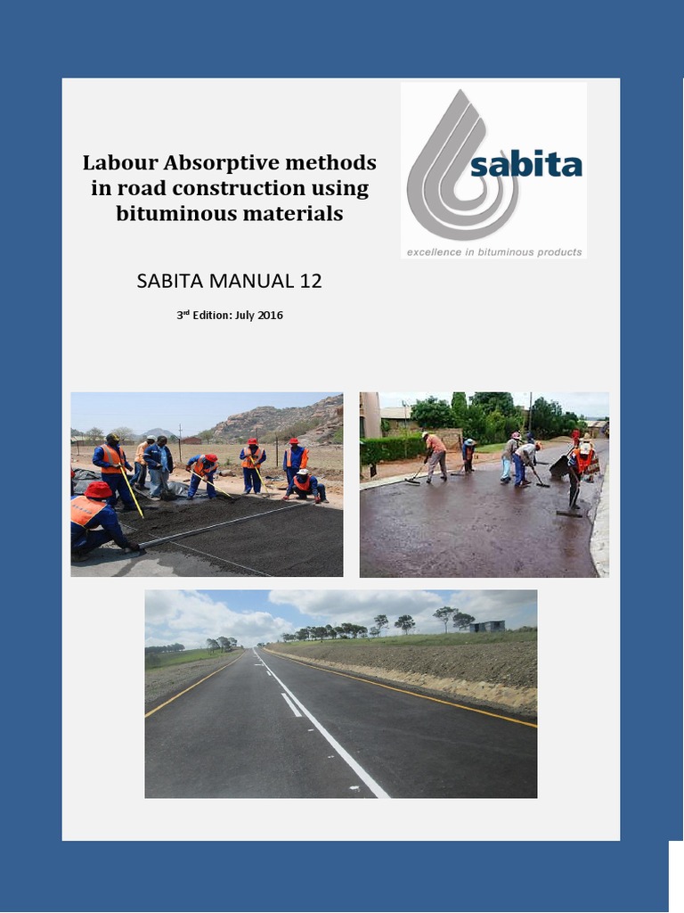Methods For Labour Intensive Construction Using Bituminous | PDF