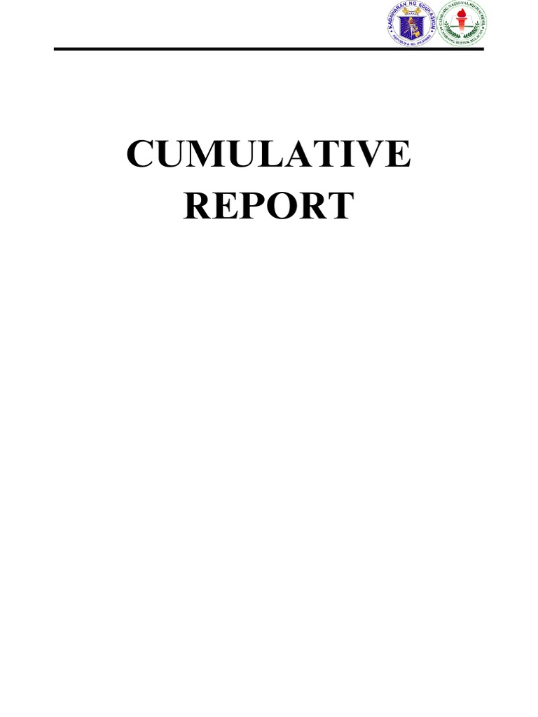 Cumulative Report | PDF
