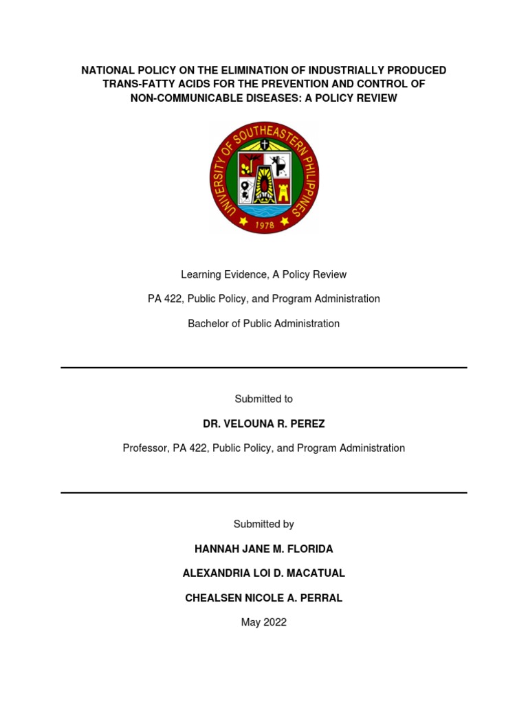 Policy Review Final Version | PDF