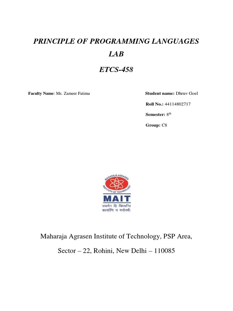 PPL File DHRUV GOEL 44114802717 | PDF | Software Engineering | Software ...