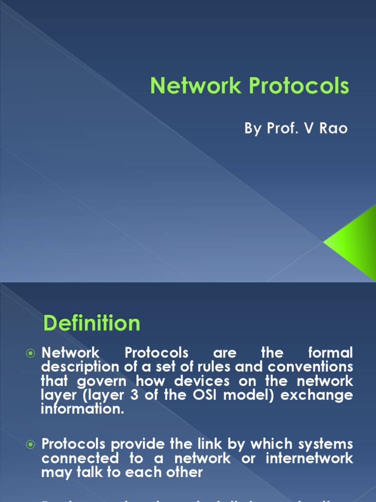 Network Protocols | PDF | Osi Model | Computer Network
